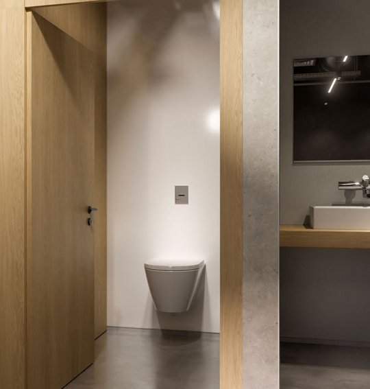 COMPACT II – WC control panels for concealed flushing systems | SCHELL