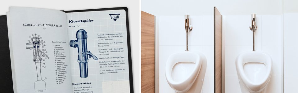 SCHELL'den basmalı sifonlar - 70 yılı aşkın süredir işlevsel tasarım ...