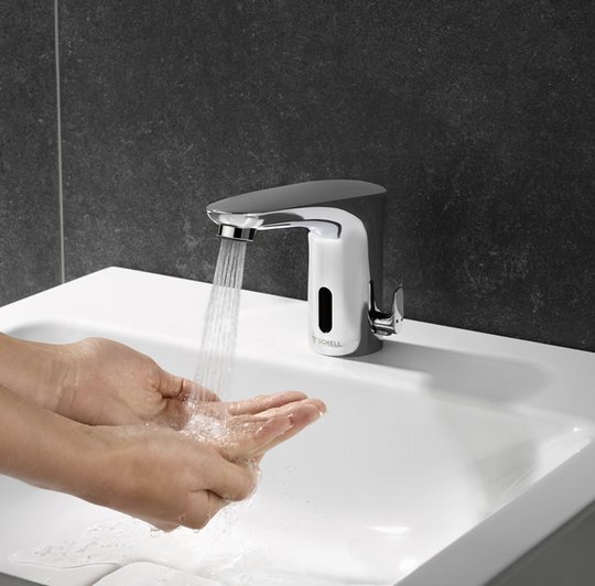 Wash basin taps for (semi-)public sanitary facilities | SCHELL