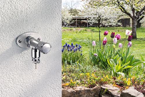 Get ready for gardening with frost-resistant outdoor taps | SCHELL